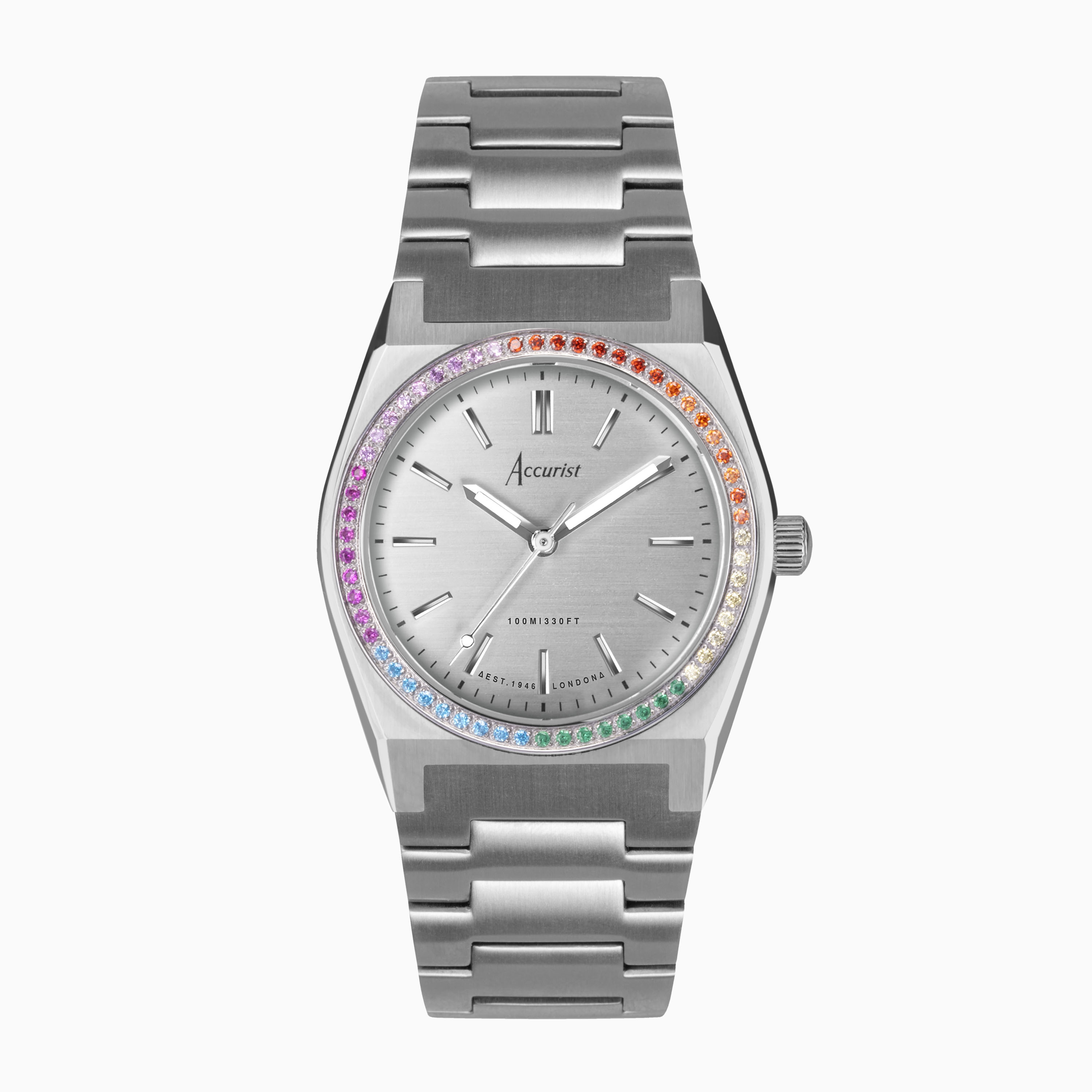 Accurist Ladies Classic Watch (70015) - Round | Stainless Steel ...